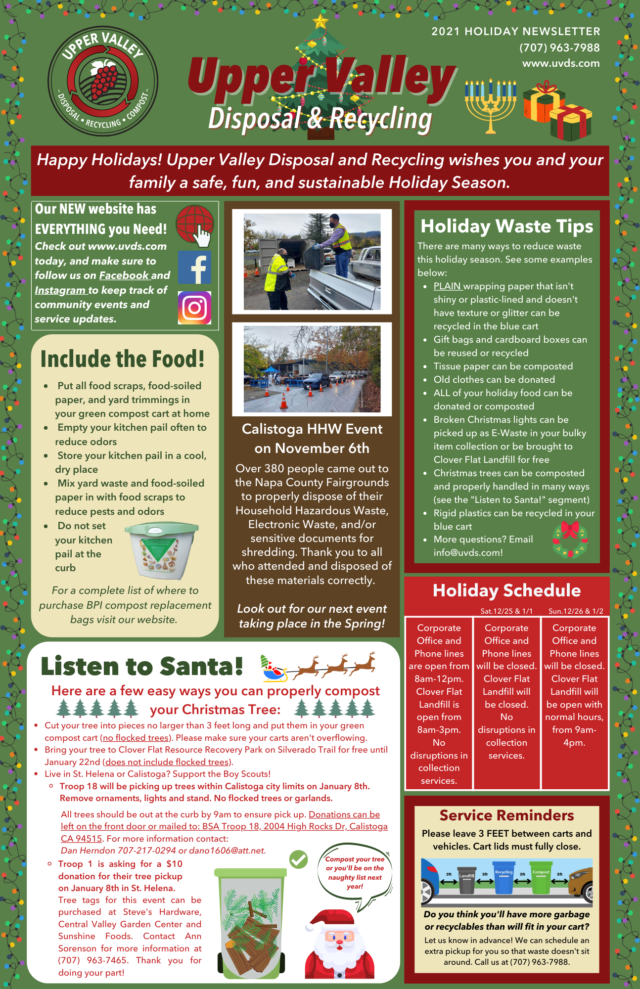 Newsletters and Downloads – Upper Valley Disposal Services